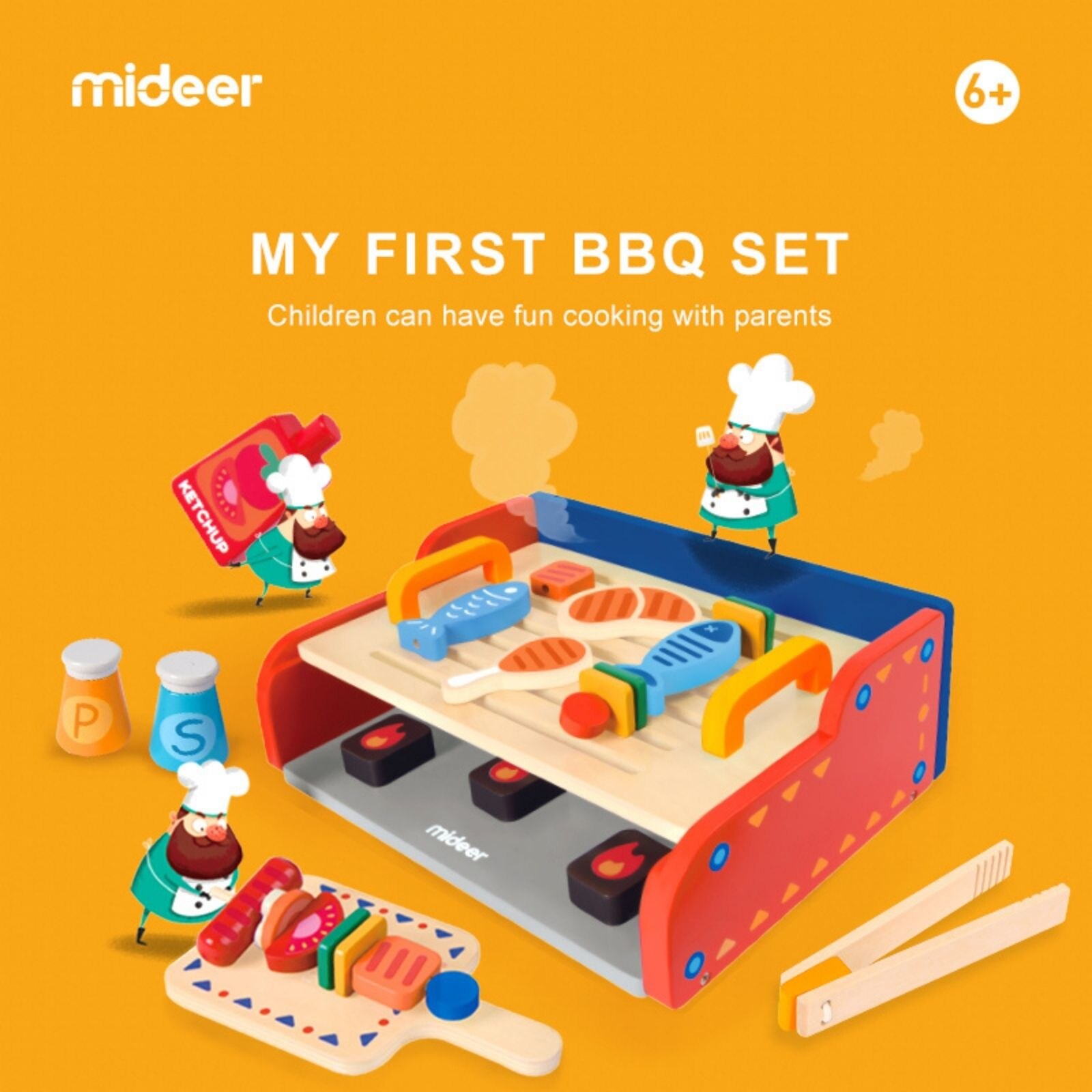 Primul meu set barbeque din lemn - eMAG.ro