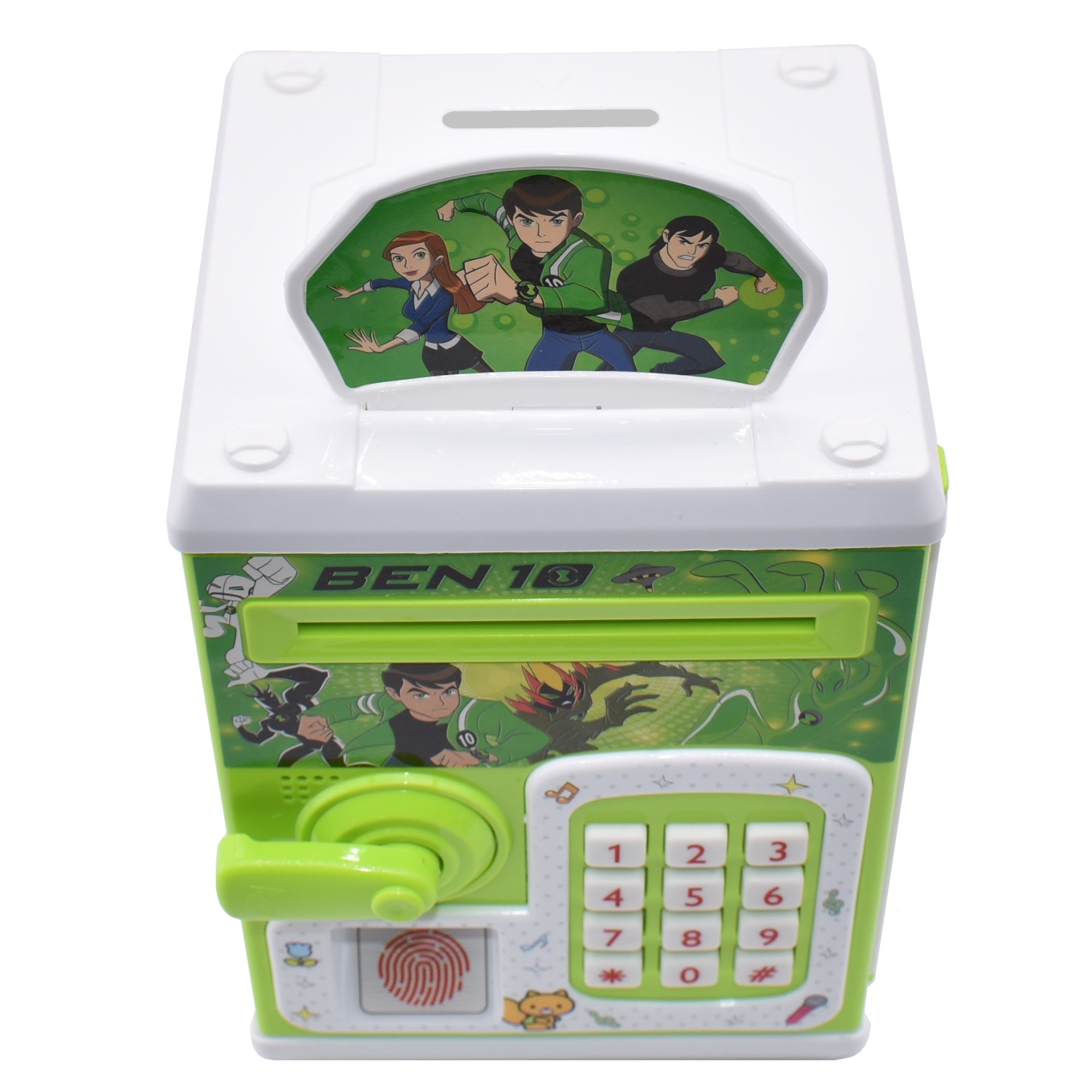 Pusculita electronica interactiva pentru copii Money Safe, cu cifru si ...