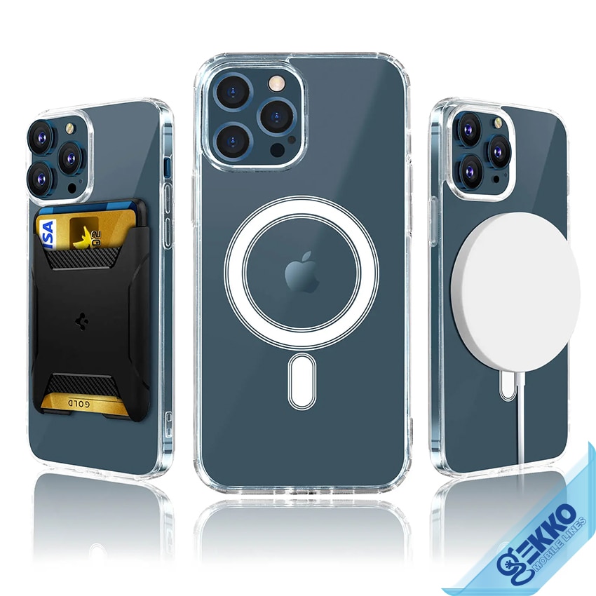 Калъф за iPhone 12 Pro, MagSafe Compatible, противоударен, подсилени ...