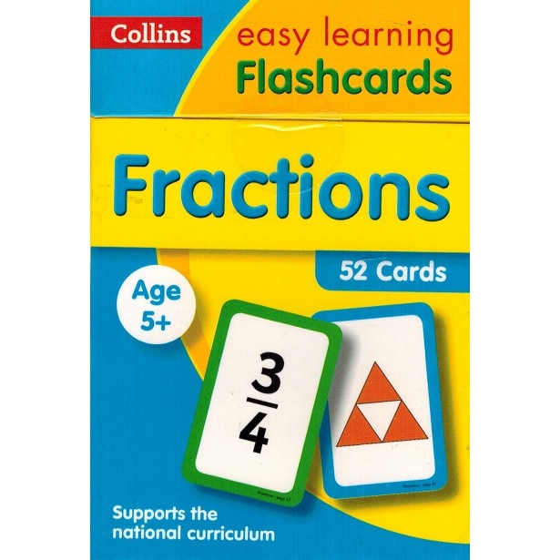 Fractions Flashcards: Ideal for home learning (Collins Easy Learning ...