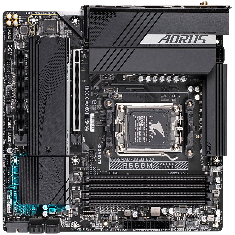 Placa de baza GIGABYTE B650M AORUS ELITE AX - eMAG.ro