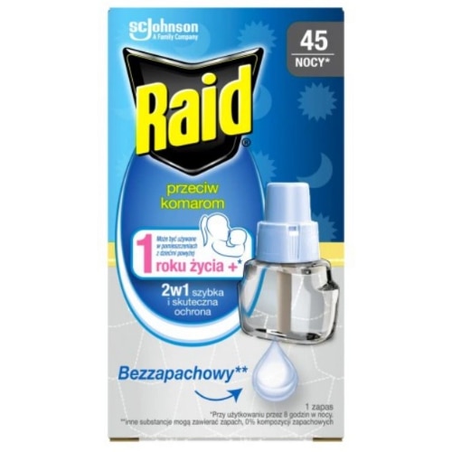 Rezerva aparat electric Raid, Kids, Impotriva tantarilor, 27 ml - eMAG.ro