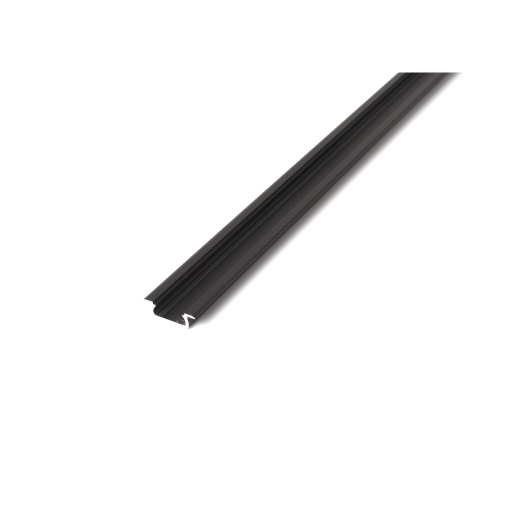 Profil pentru benzi LED Lumines, Aluminiu, 2 m, Negru - eMAG.ro