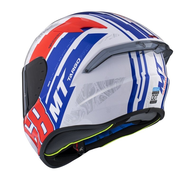 MT Targo Pro Welcome мотоциклетна/туристическа каска, лъскаво червено ...