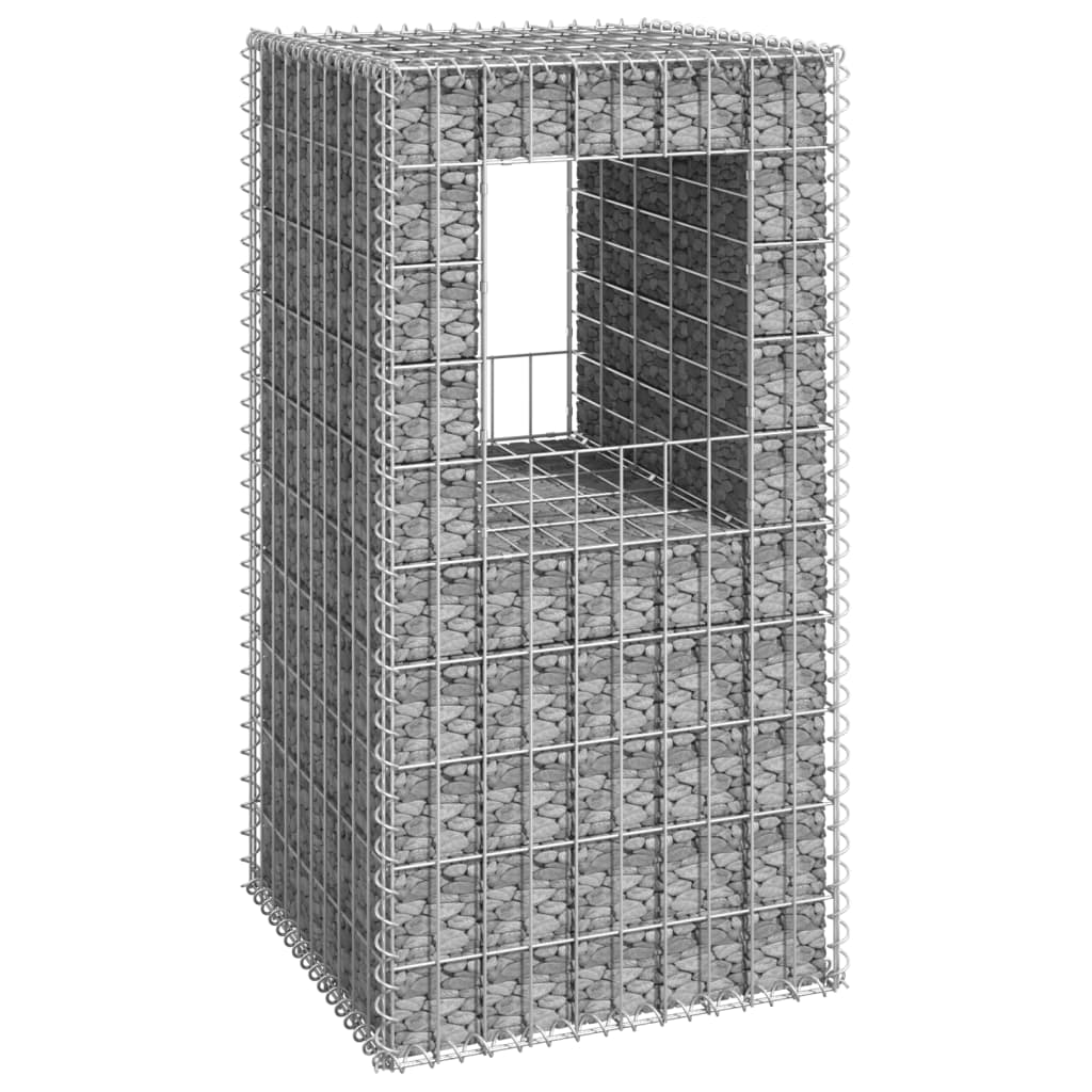 Stalp cos gabion, 50x50x100 cm, fier, stabil si robust, 9,7 kg - eMAG.ro