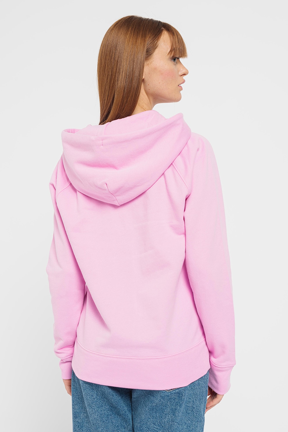 GAP, Hanorac cu fermoar si aplicatie logo, Roz, M - eMAG.ro