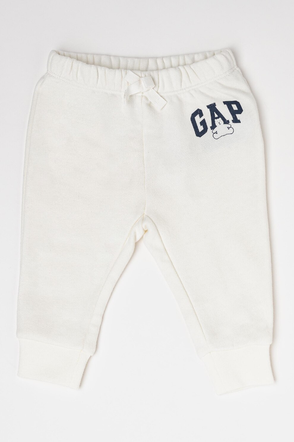 GAP, Спортен панталон с лого, Мръснобял, 70 CM - eMAG.bg