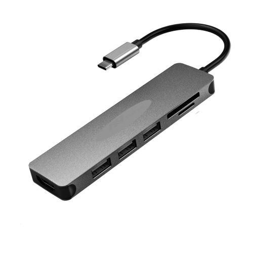 Преходник Digital One Sp01144 6 In 1 Usb Type C Преходник към Usb 3