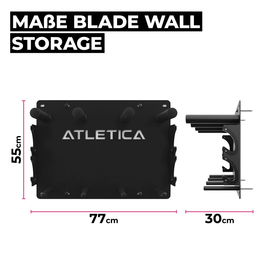 Стойка за съхранение на фитнес оборудване ATLETICA Blade Wall Storage ...