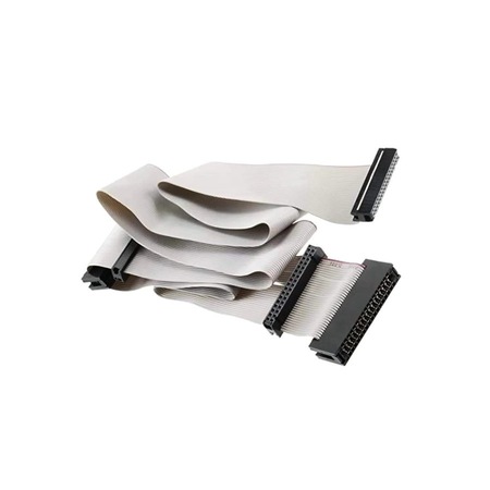 Кабел FDD, 34pin, 3.5" и 5.25", 45cm, бял - eMAG.bg