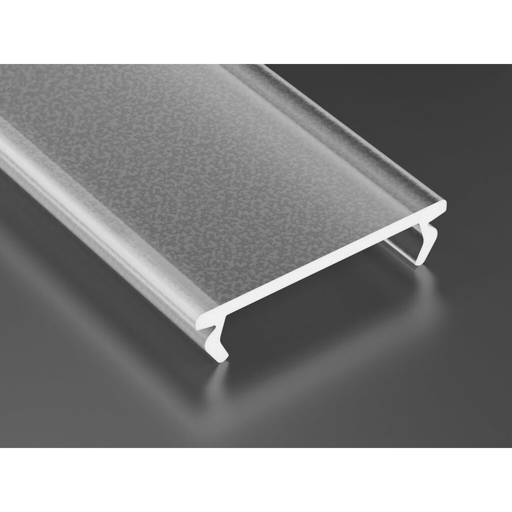Difuzor pentru profil LED Lumines, PMMA, 1m, Transparent - eMAG.ro