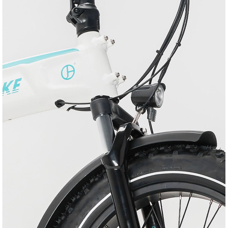 Bicicleta electrica FAT BIKE EDDY X White Jobobike 14 Ah - eMAG.ro