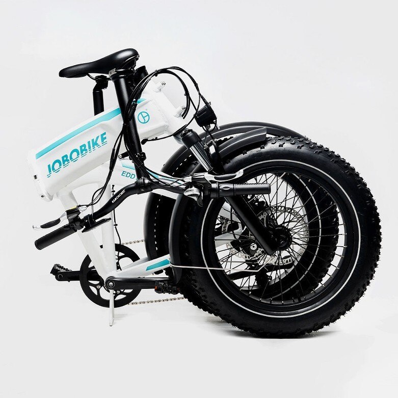 Bicicleta electrica FAT BIKE EDDY X White Jobobike 14 Ah - eMAG.ro