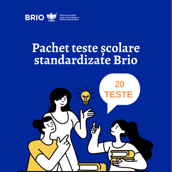 Voucher Pachet 20 teste scolare standardizate Brio, clasele I-XII, 20 ...