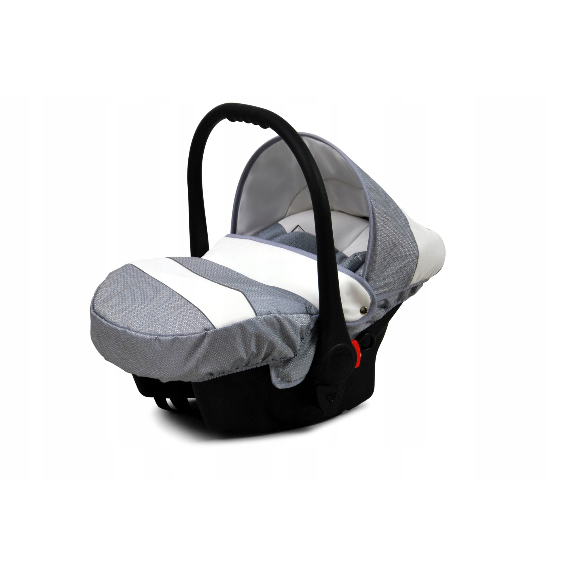 BabyLux Babakocsi 4 az 1-ben White Lux Ezüst Megfordítható Mély ...