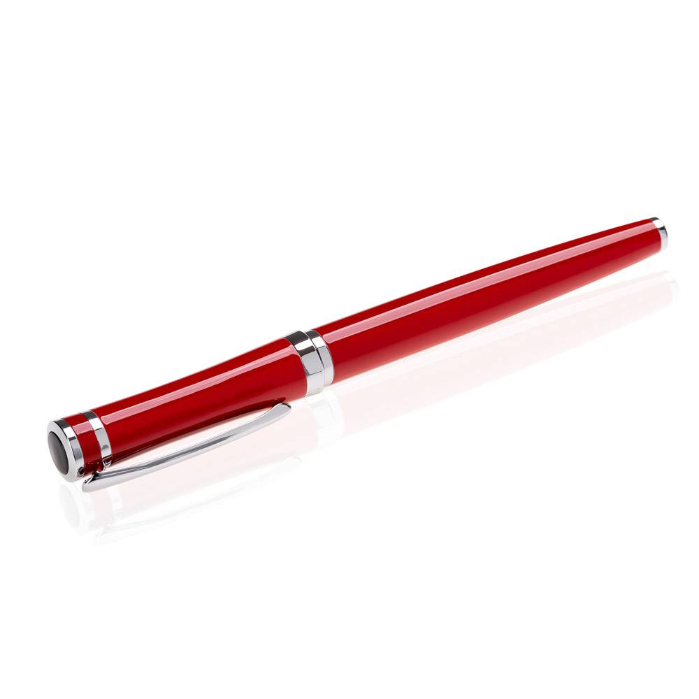 Stilou Roxi Red Amour, penita M, convertor cerneala inclus, corp ...