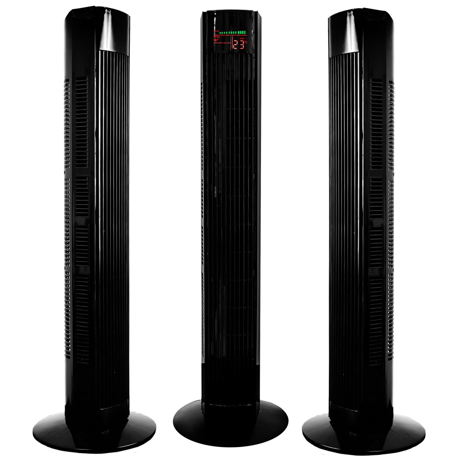 Ventilator vertical TX-7R, 100cm, 220-240V, cu telecomanda, negru - eMAG.ro