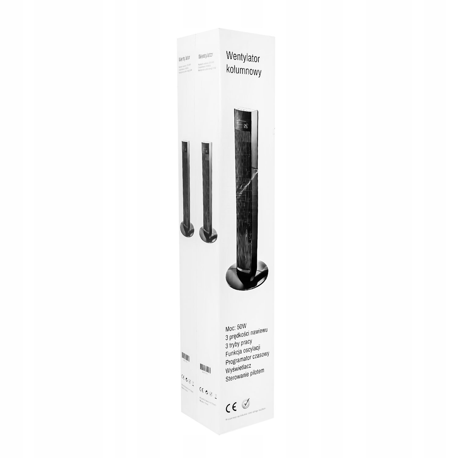 Ventilator vertical TX-7R, 100cm, 220-240V, cu telecomanda, negru - eMAG.ro