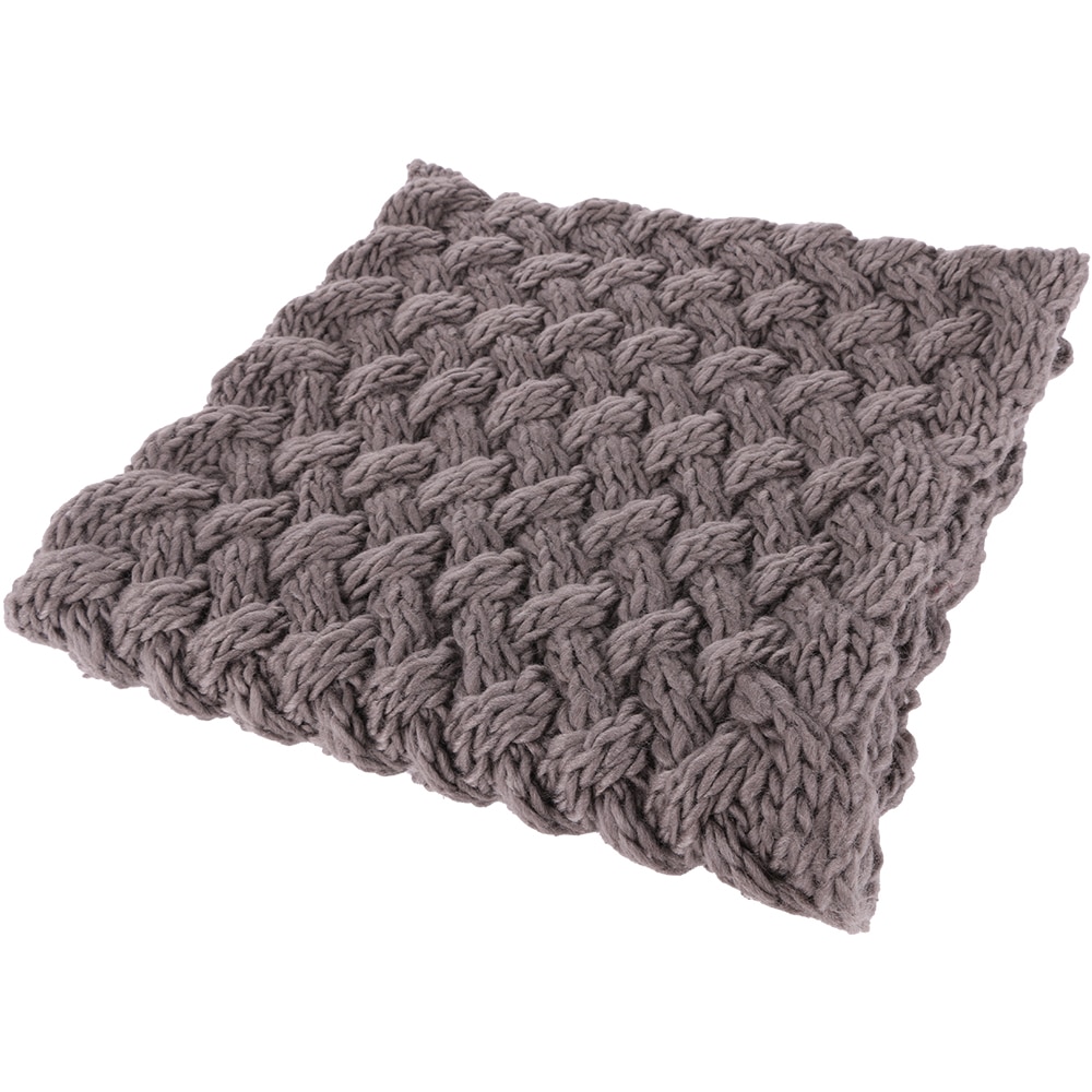 Fular circular unisex, tricotat, model torsada, B088-63 Gri - eMAG.ro