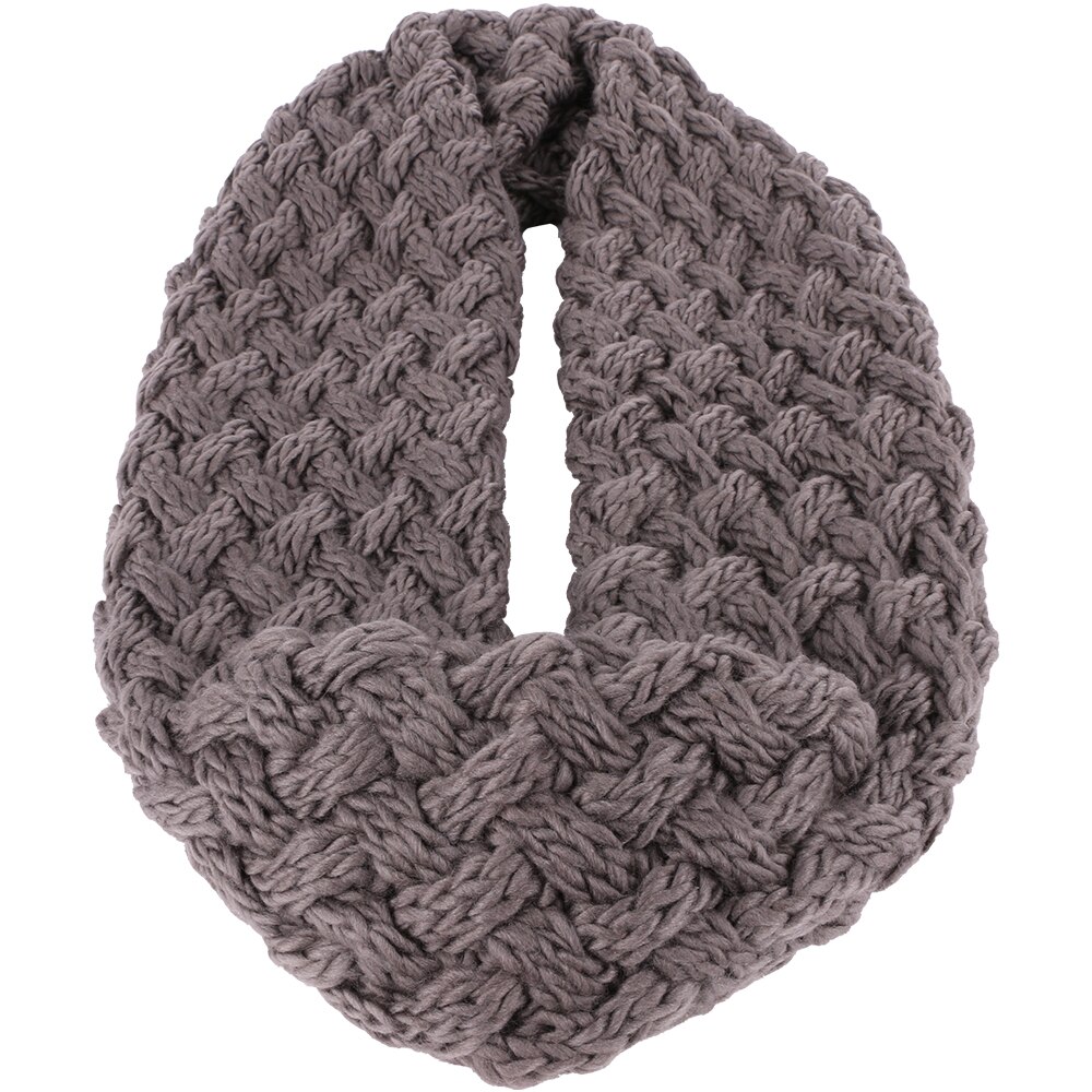 Fular circular unisex, tricotat, model torsada, B088-63 Gri - eMAG.ro