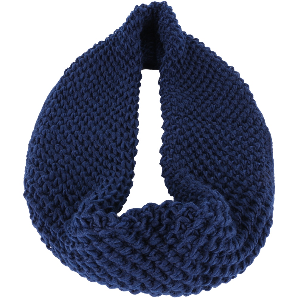 Fular circular unisex, tricotat, model tunel, B089-77 Albastru - eMAG.ro