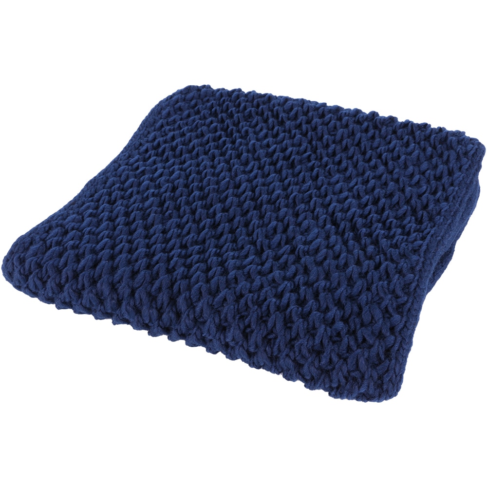 Fular circular unisex, tricotat, model tunel, B089-77 Albastru - eMAG.ro