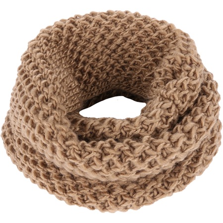 Fular circular unisex, tricotat, model tunel, B089-88 Maro - eMAG.ro