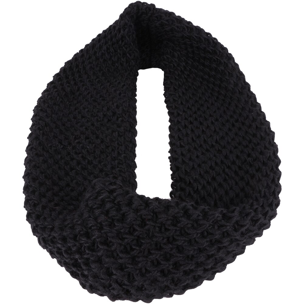 Fular circular unisex, tricotat, model tunel, B089-66 Negru - eMAG.ro