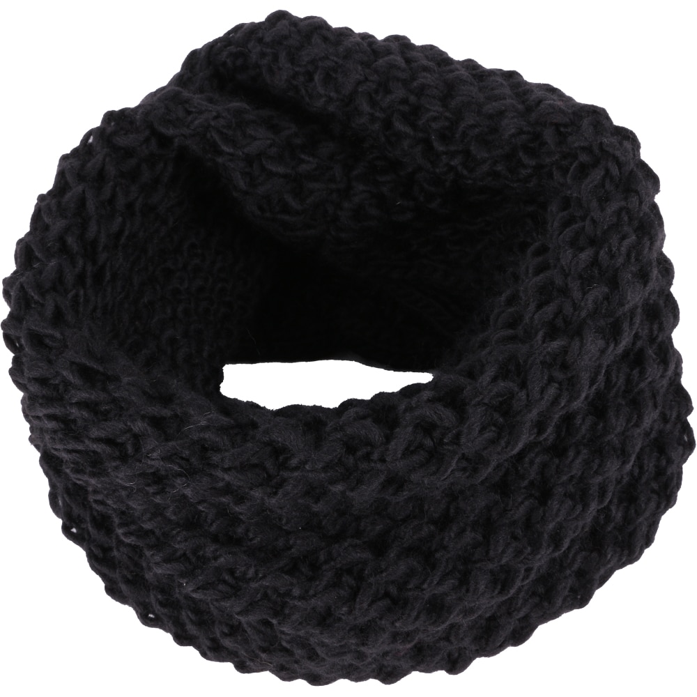 Fular circular unisex, tricotat, model tunel, B089-66 Negru - eMAG.ro
