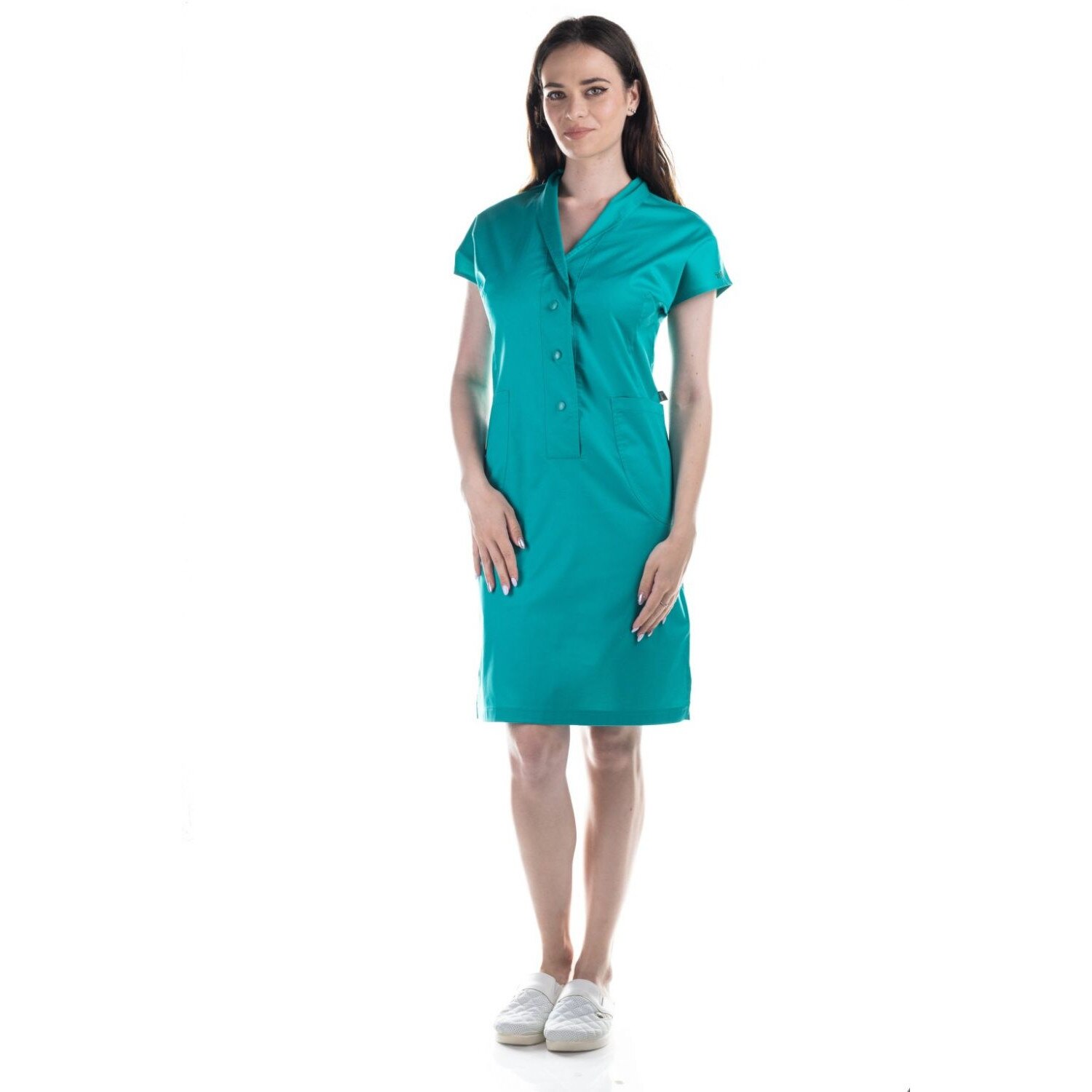 Sarafan Uniforma Medicala Tag Bumbac Poliester Verde Chirurgical Xl Emagro