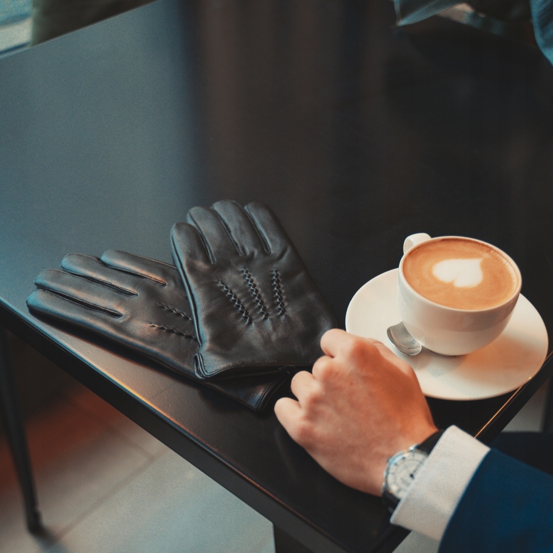 Manusi barbati, James Hawk, Piele naturala, Iarna, Functie de ecran ...