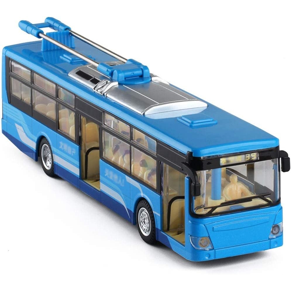 Autobuz cu telecomanda, rc control, albastru - eMAG.ro