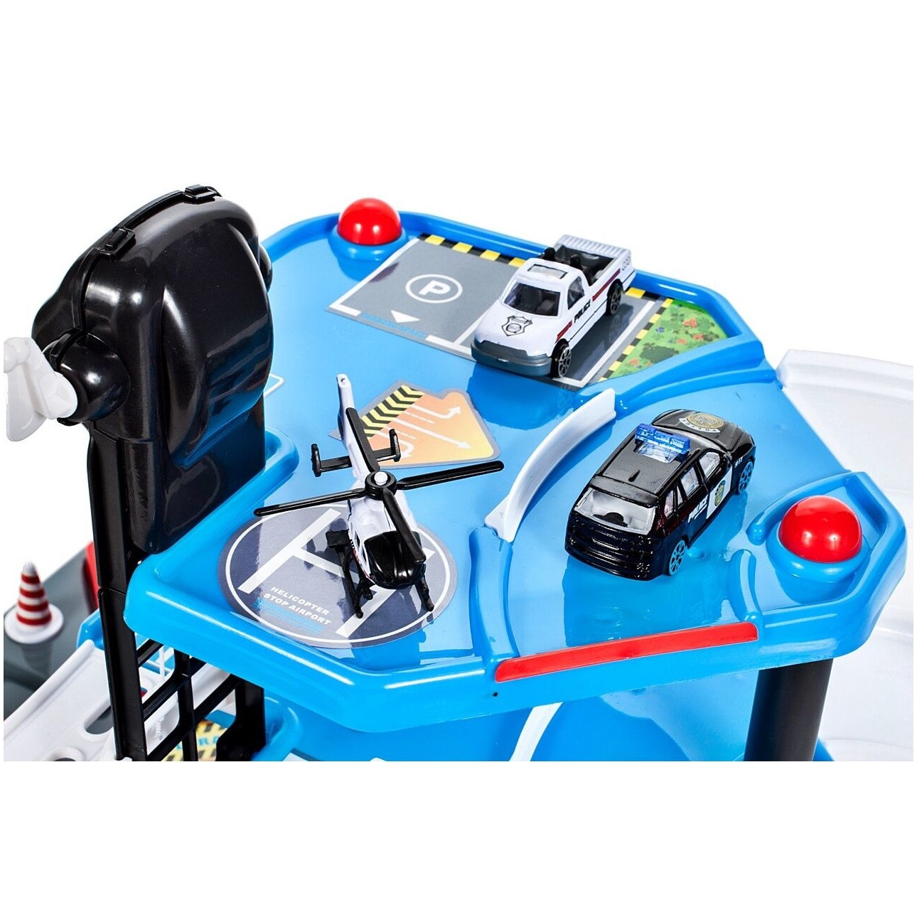 Parcare supraetajata SOLTOY® Police Parking, 2 etaje si heliport ...