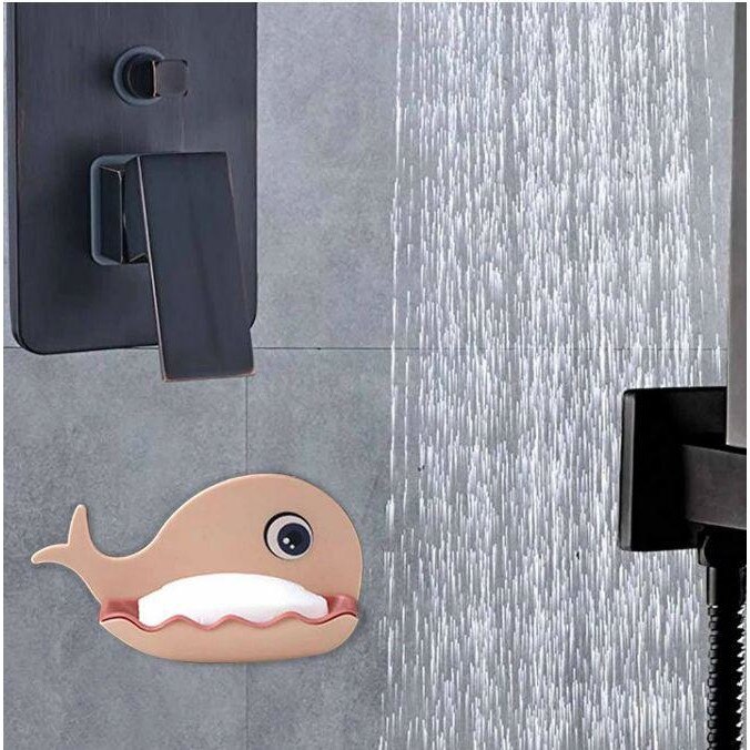 Sapuniera, Zola®, in foarma de mini balena, roz - eMAG.ro