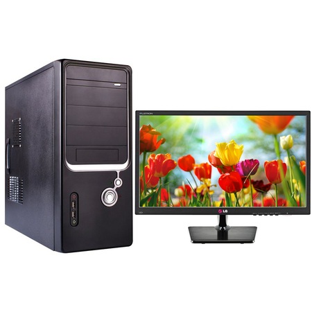 Pachet desktop PC Serioux Explorer Intel Pentium Dual Core G2030 3GHz, 4GB, 500GB + Monitor LED ...