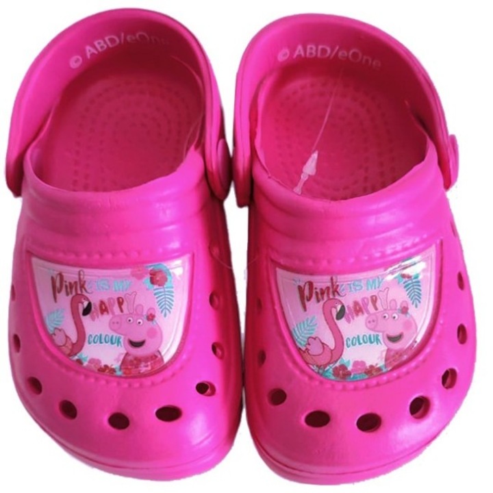 Crocs copii, Peppa Pig, PVC, Roz, 30/31 - eMAG.ro