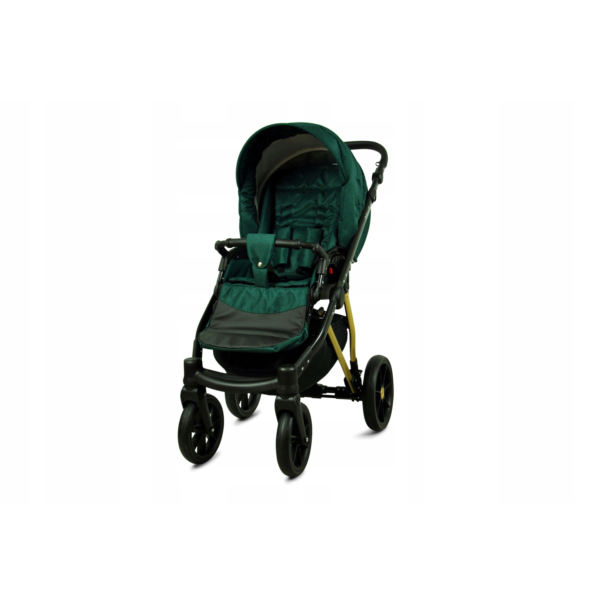 Carucior pentru copii, Baby Lux, 4 in 1, Baza Isofix, Aluminiu/Bumbac ...