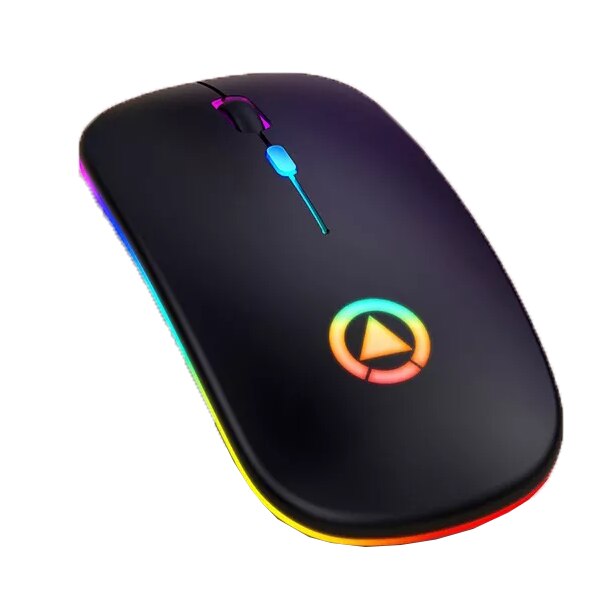 Mouse wireless, RGB, LED, 1600DPI, Negru - eMAG.ro