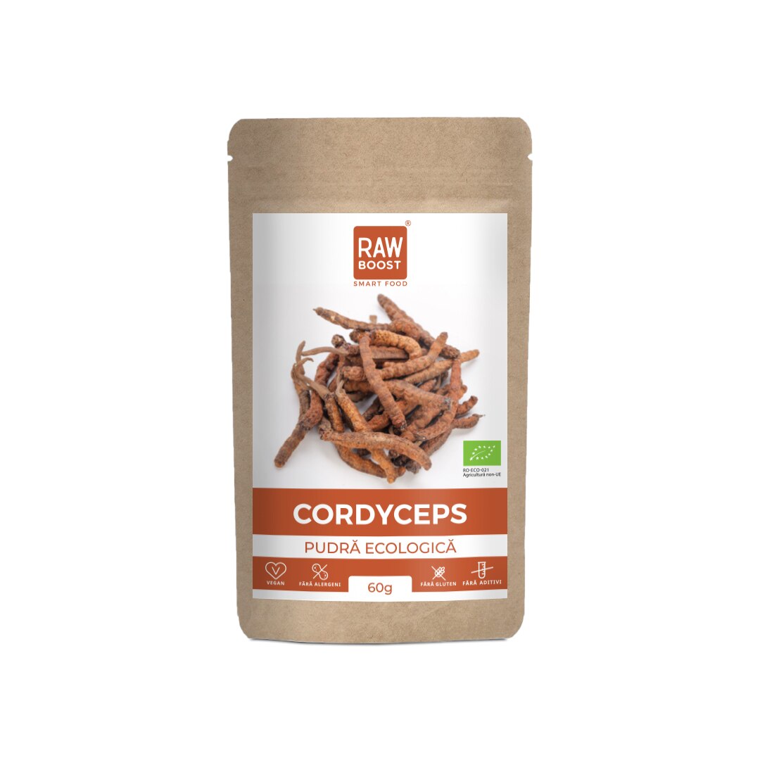 Cordyceps pudra Eco 60g, Rawboost - eMAG.ro