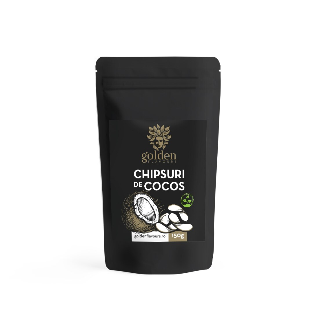 Chipsuri de Cocos Eco, 150g, Golden Flavours - eMAG.ro