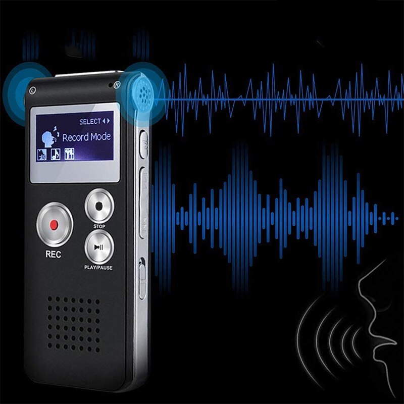 Reportofon profesional, Vaxiuja, 8GB, MP3, USB, Negru - eMAG.ro