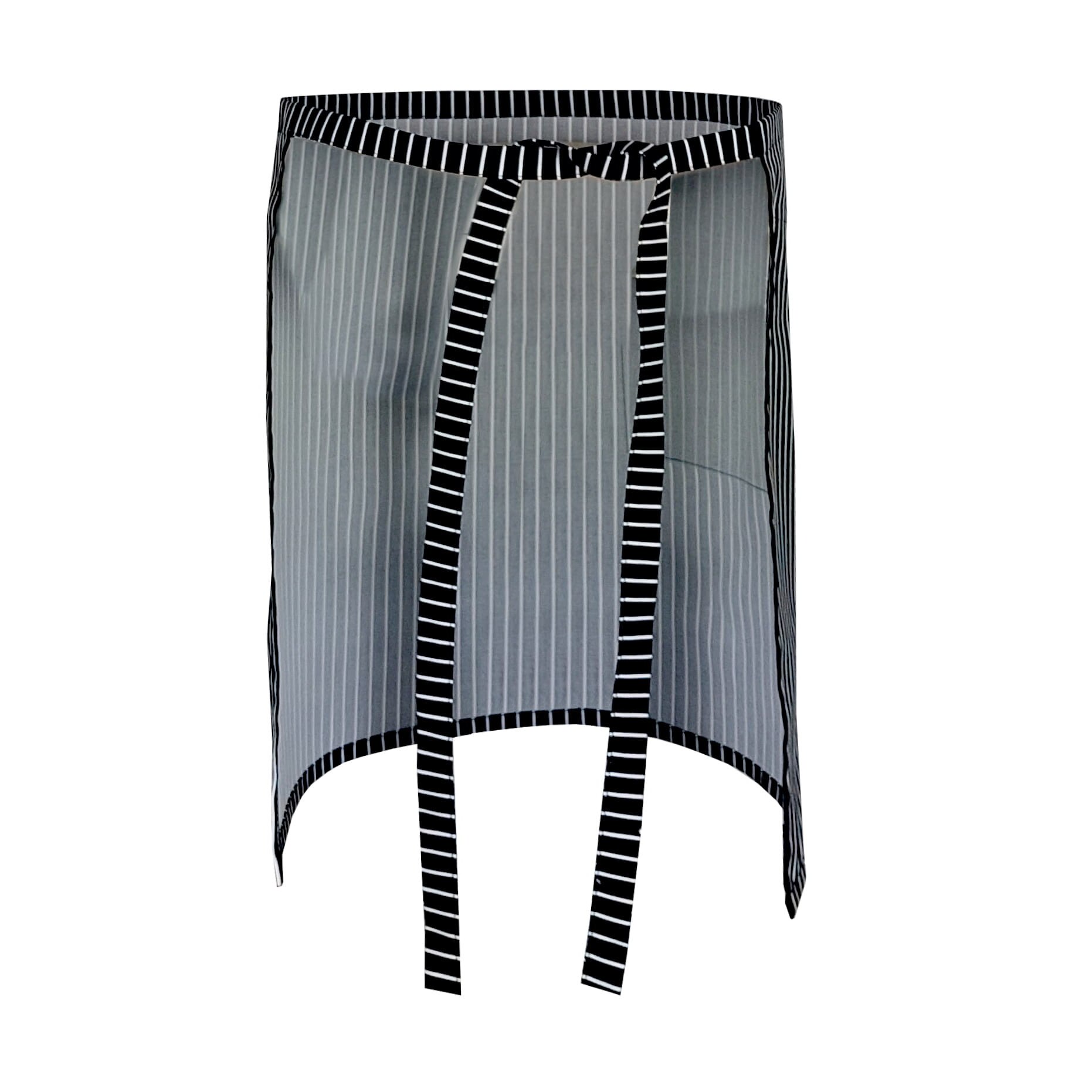 Sort pentru bucatar, M&C, Poliester, 90 cm, Negru/Alb - eMAG.ro