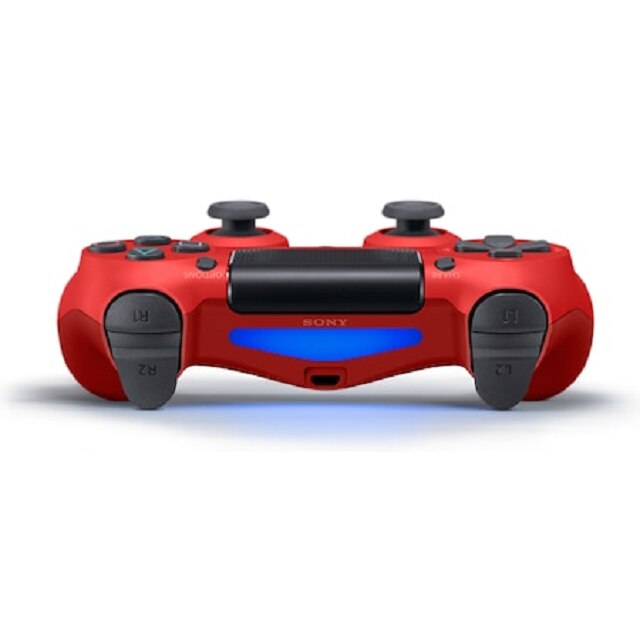 Controller Dualshock 4 Rosu pentru PlayStation 4 plus geanta de ...