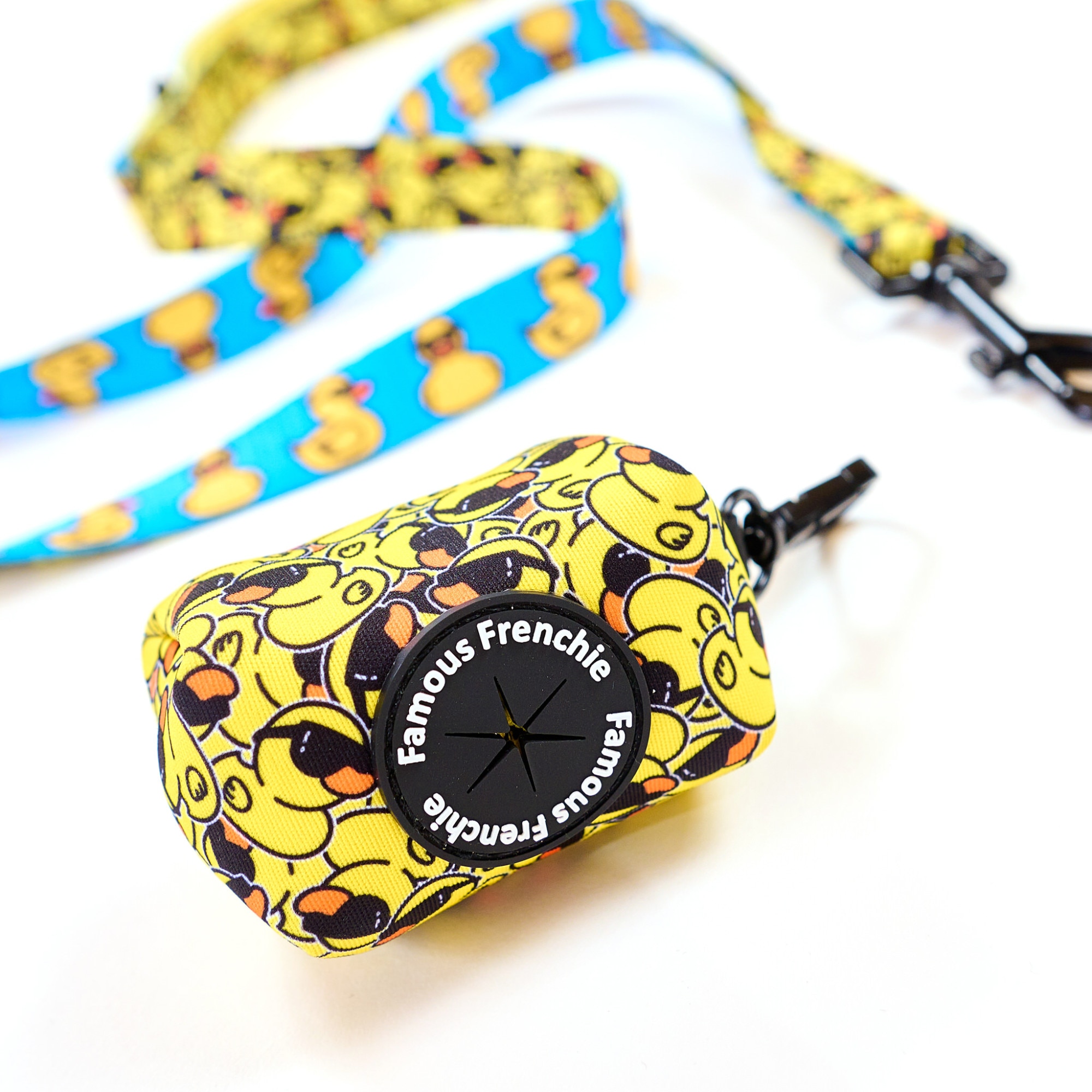 Set 3 piese, ham ajustabil, lesa, accesoriu pungi pentru catei, Yellow ...