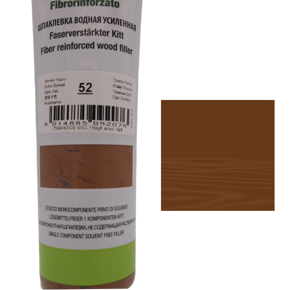 Chit de ranforsare pentru lemn, BORMA WACHS, culoare stejar inchis, tub ...