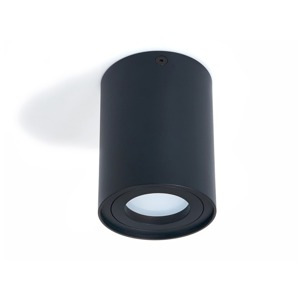 Spot LED cu halogen Koloreno, Busto x1, Aluminiu, Negru - eMAG.ro