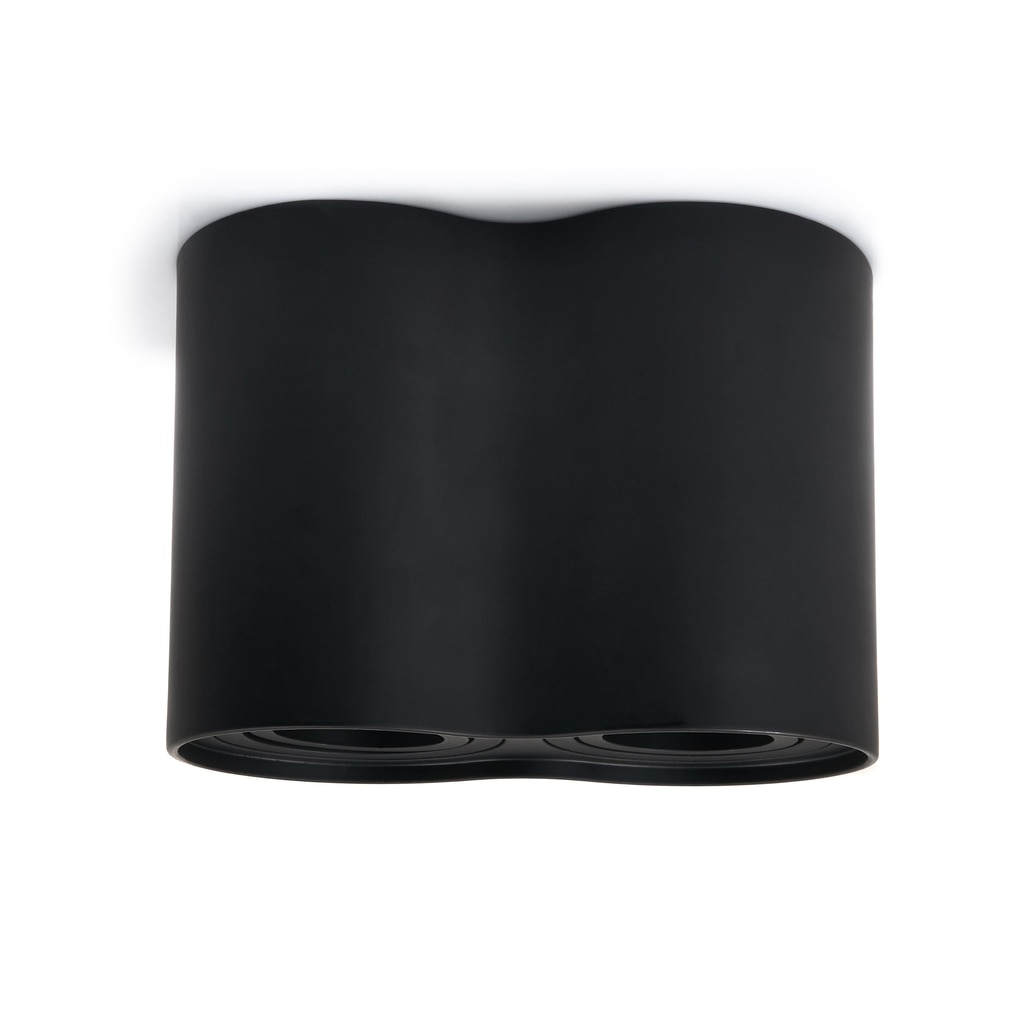 Spot LED dublu Superled, Negru - eMAG.ro