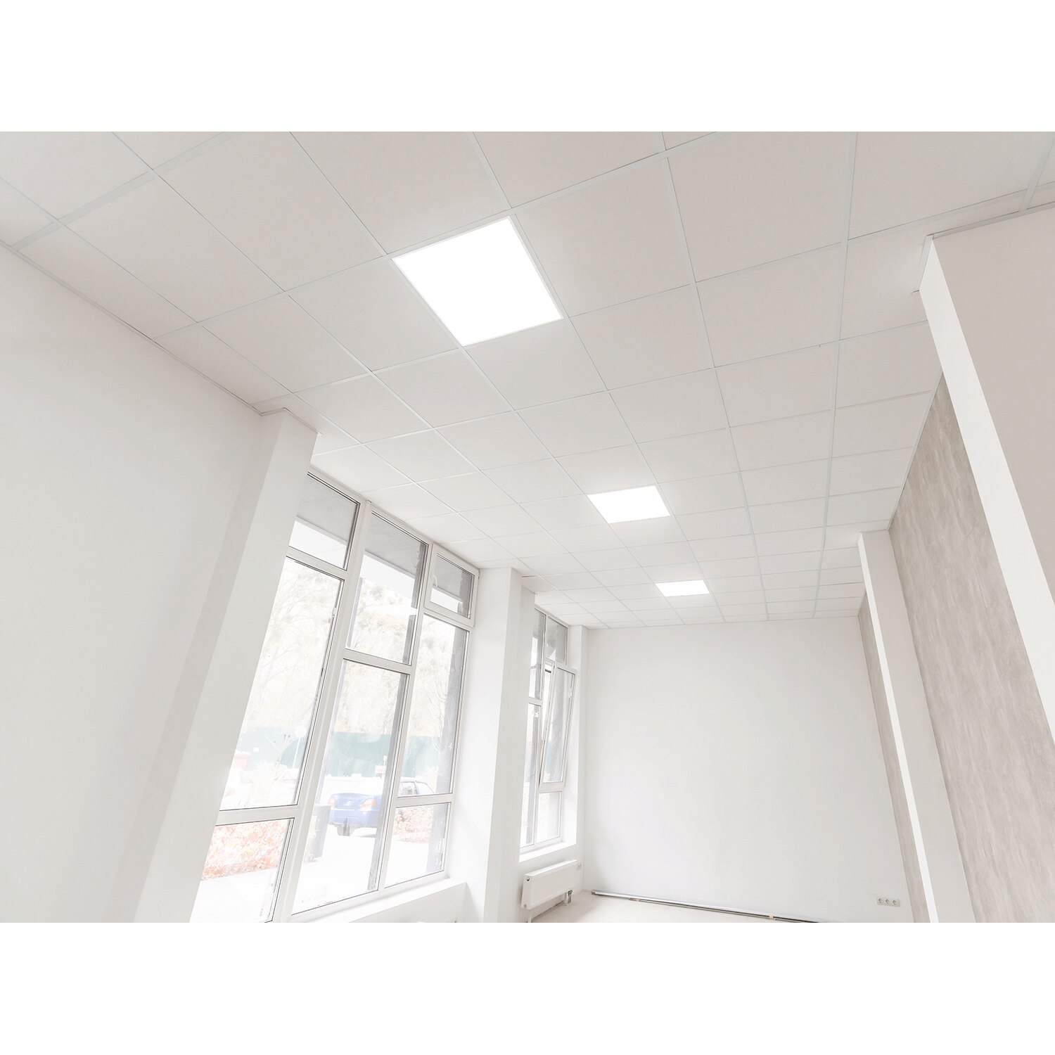 Panou LED Koloreno, Metal / Plastic, 60x60 cm, 60 W, 4500K, Alb - eMAG.ro