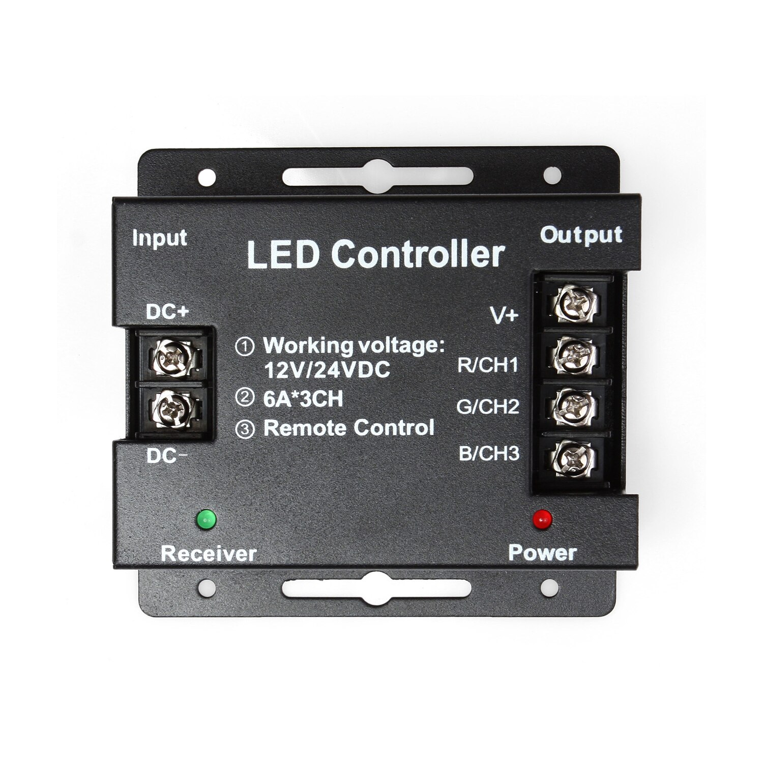 Радиочестотен (RF) контролер RF-T1-001 за RGB LED ленти, KOLORENO, 12 V, 12A, IP20, бял - eMAG.bg