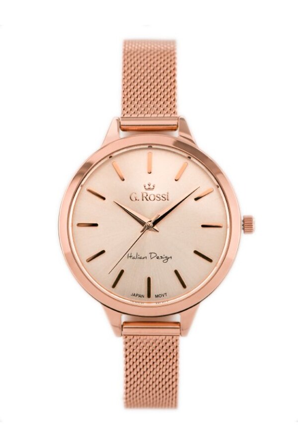 Ceas dama 10296B, G.Rossi, Metal, Rose gold - eMAG.ro